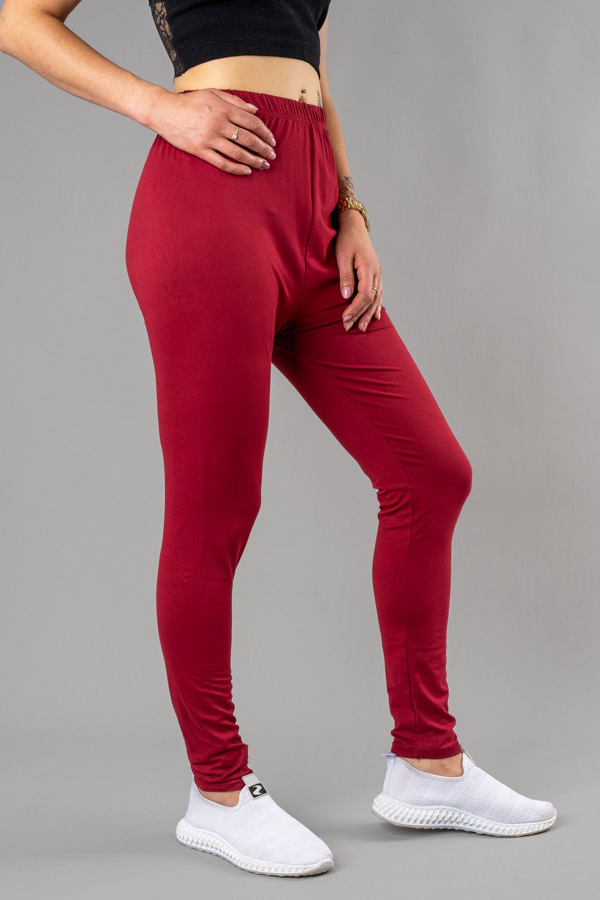 dámské legíny, jednobarevné, univerzální velikost, elastické, příjemný ...