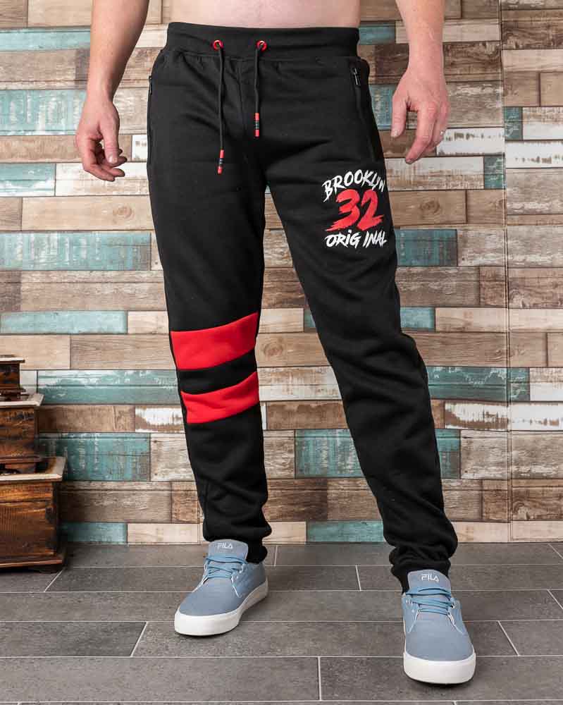 Pánske zateplené tepláky BROOKLYN 32, s vreckami, elastický pás ...