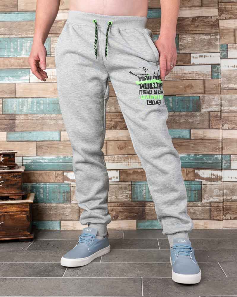 Pánske zateplené tepláky NY WARRIOR CITY, s vreckami, elastický pás ...