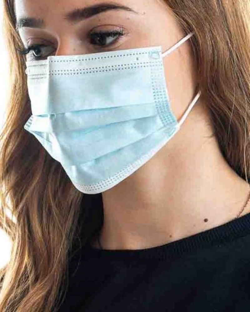 jednorázové roušku, ochranné, zdravotní, klasické, modré, balení 10 ks ...